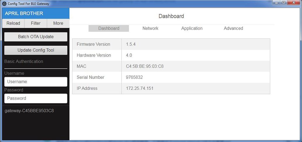 AB BLE Gateway V4，Scan Window - BLE Gateway - April Brother